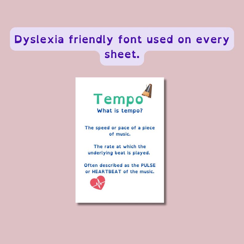 8 Printable Tempo Worksheets and Posters Music Theory Lessons Cute ...
