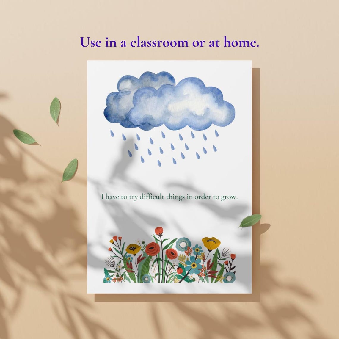 Growth Mindset Garden Posters: Classroom Decor (printable) - Etsy