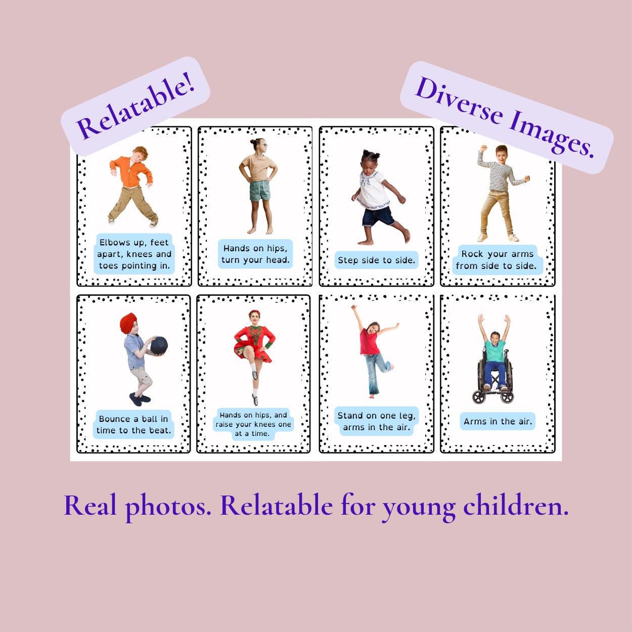 Build A Dance Routine Movement Flashcards Inspire and Scaffold ...