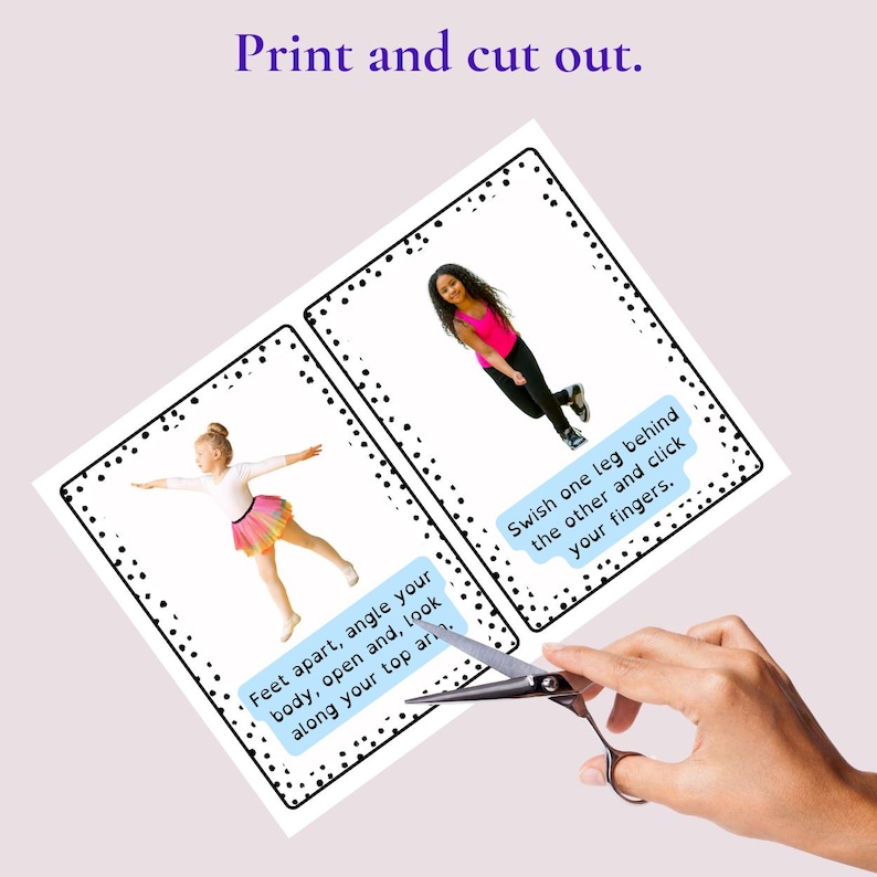 Build A Dance Routine Movement Flashcards Inspire and Scaffold ...