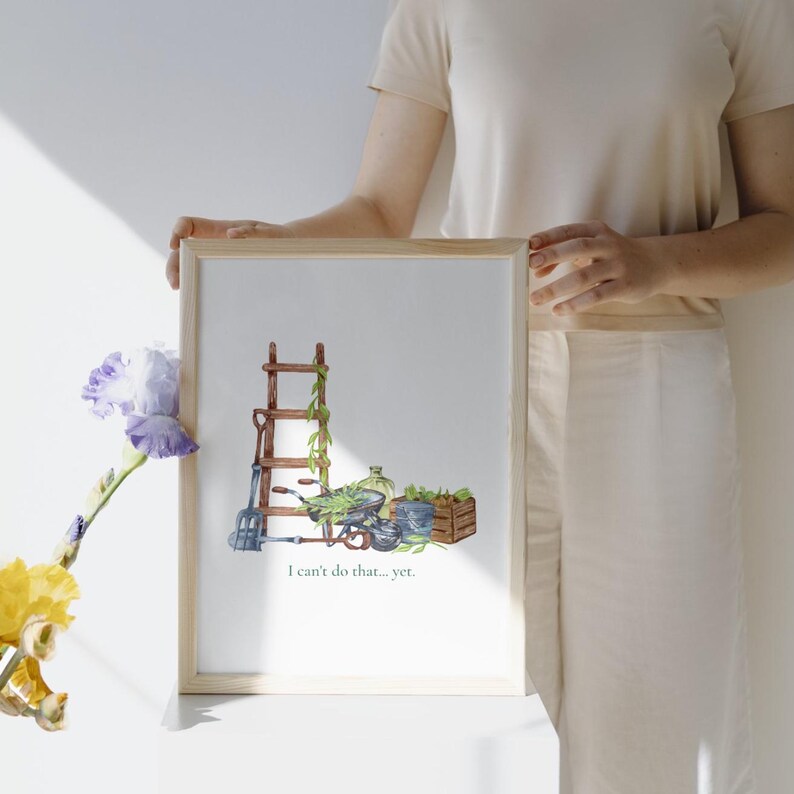 Set of 10 Classic Growth Mindset Posters With a Garden Theme Printable ...