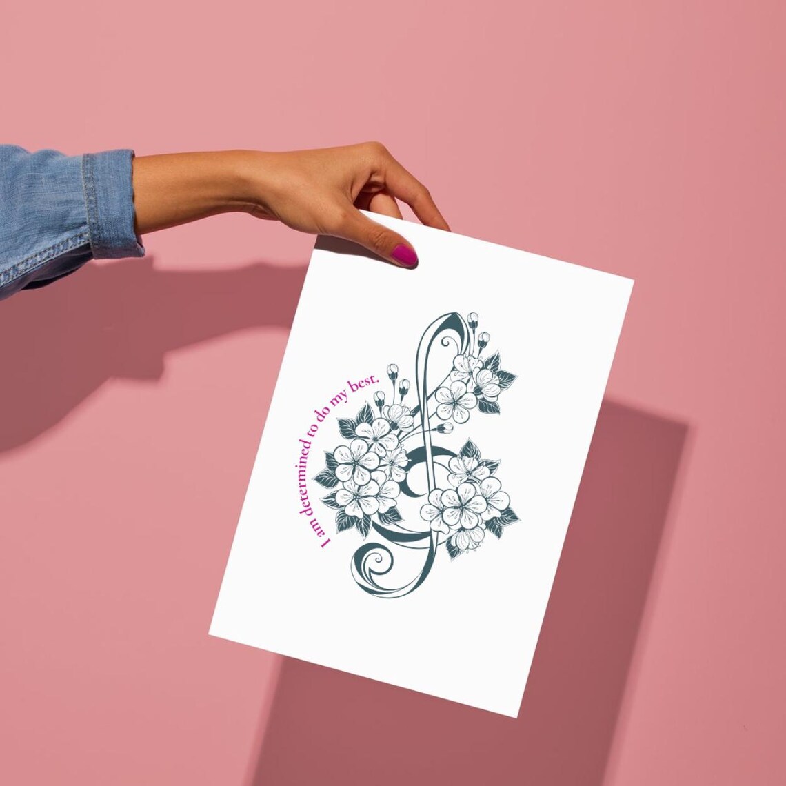 10 Aesthetic Music Growth Mindset Posters Motivate Your Practice Clean ...