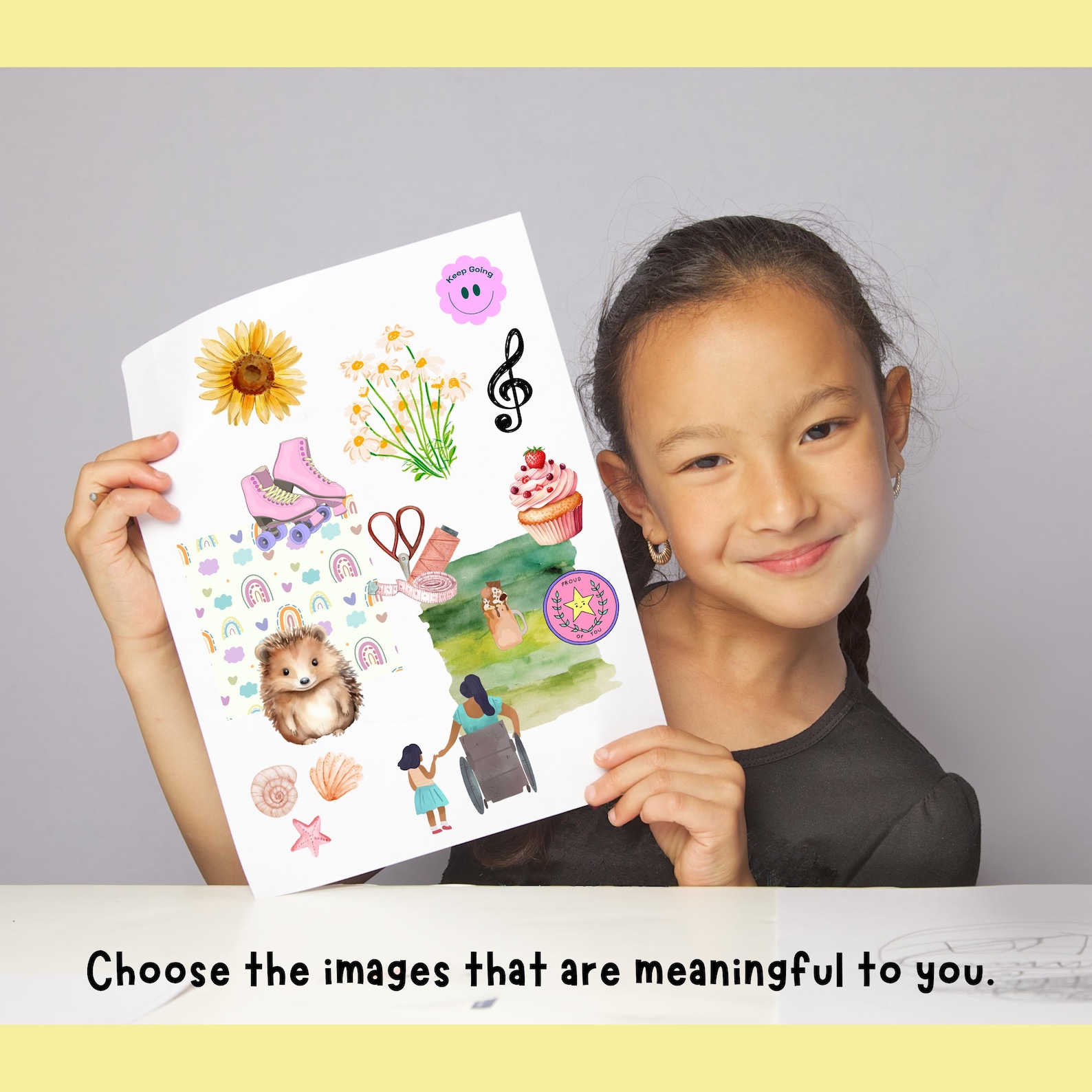Children's Vision Board Pack Hundreds of Elements Cute Images With A ...