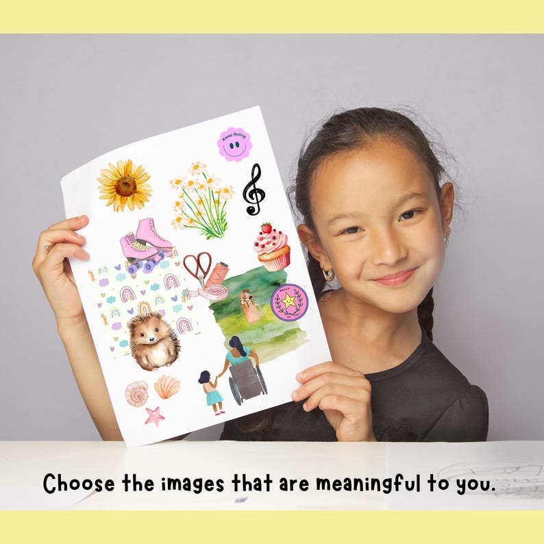 Children's Vision Board Pack Hundreds of Elements Cute Images With A ...