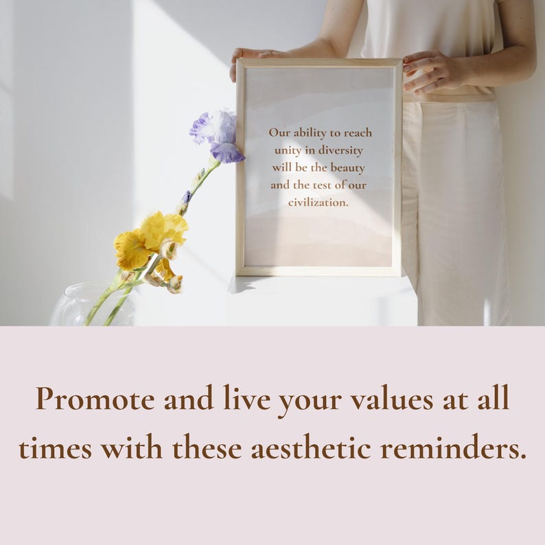 10 Neutral Aesthetic Posters for Diversity and Inclusion for Classrooms ...