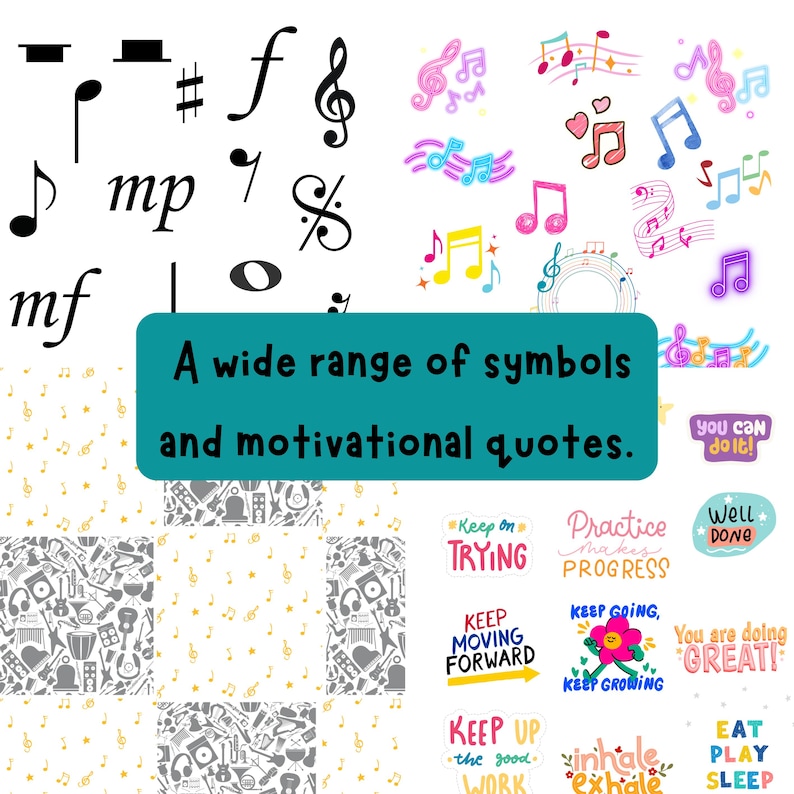 Music Vision Board: Motivational Activity for Musicians (PDF) - Etsy