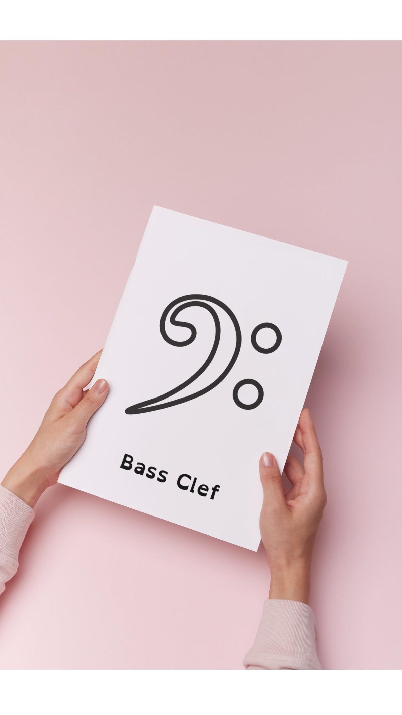 Treble Clef and Bass Clef Educational Colouring Sheets- Dyslexia ...