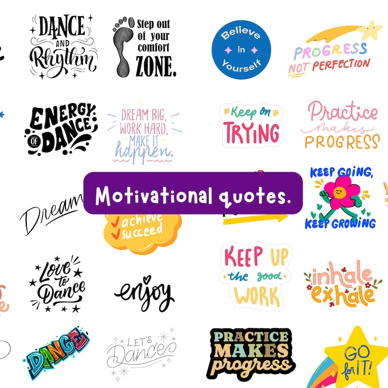Dance Vision Board Kit: Dancer Motivation & Goals (digital Download) - Etsy