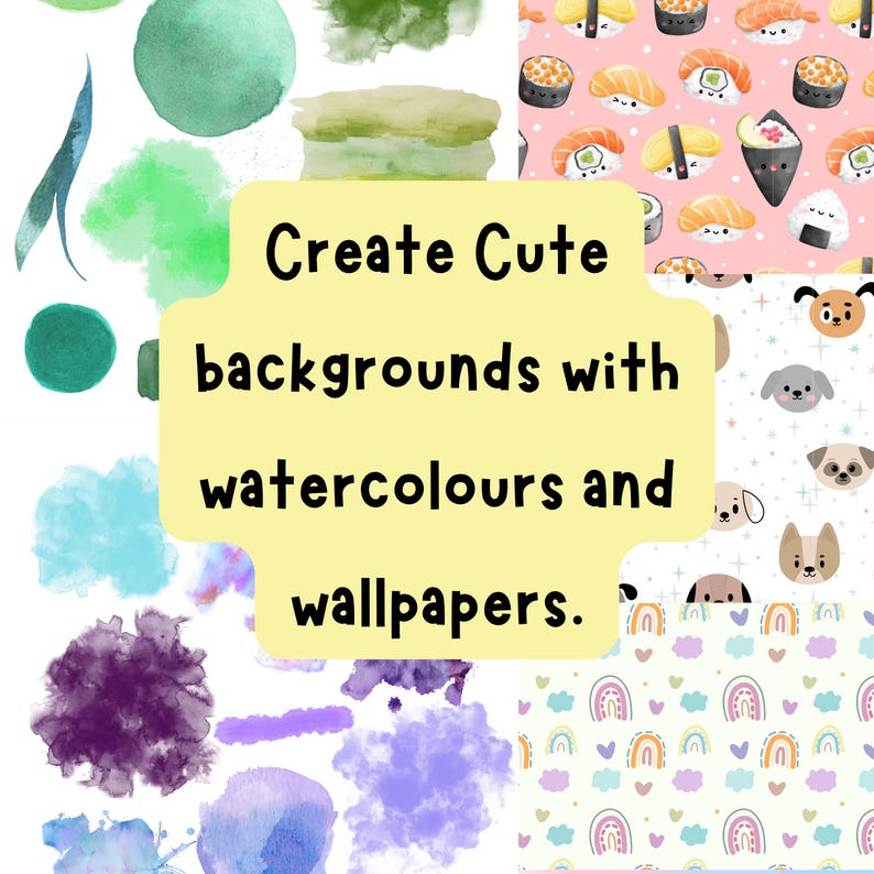 Children's Vision Board Pack Hundreds of Elements Cute Images With A ...