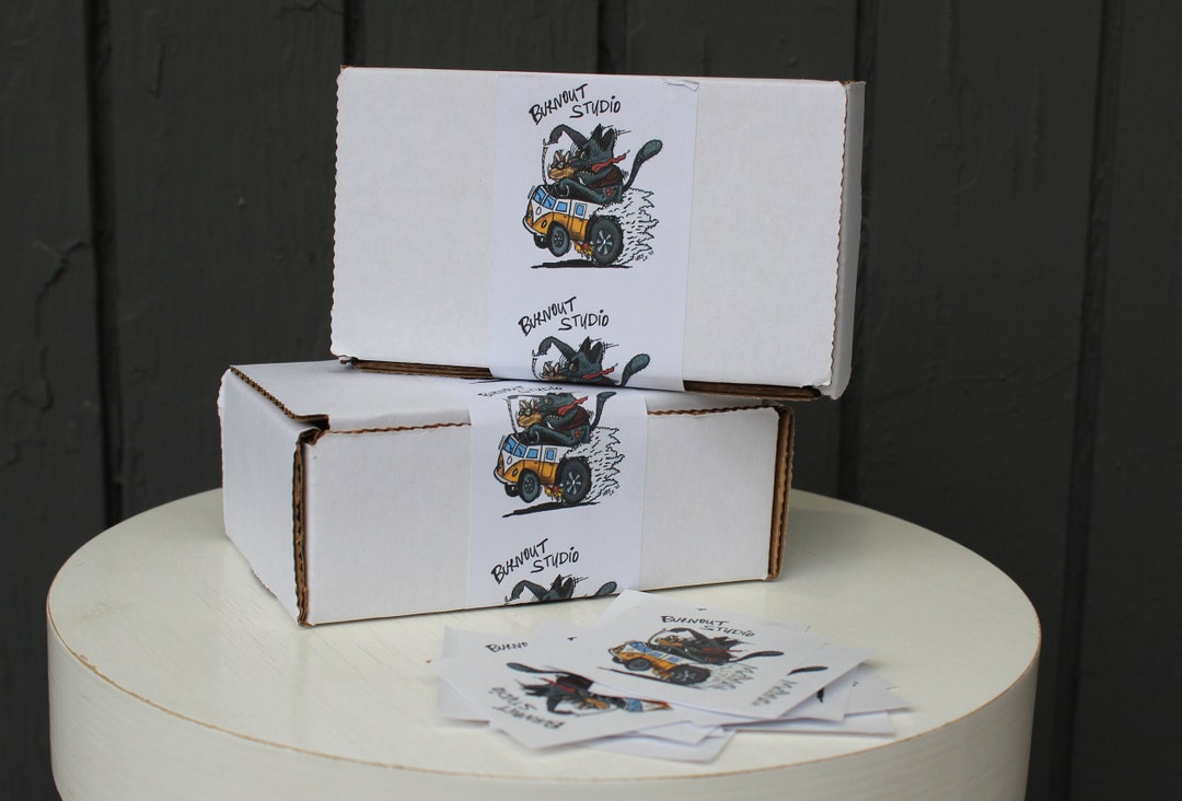 Burnout Studio Stickers (pack of 3) - Etsy