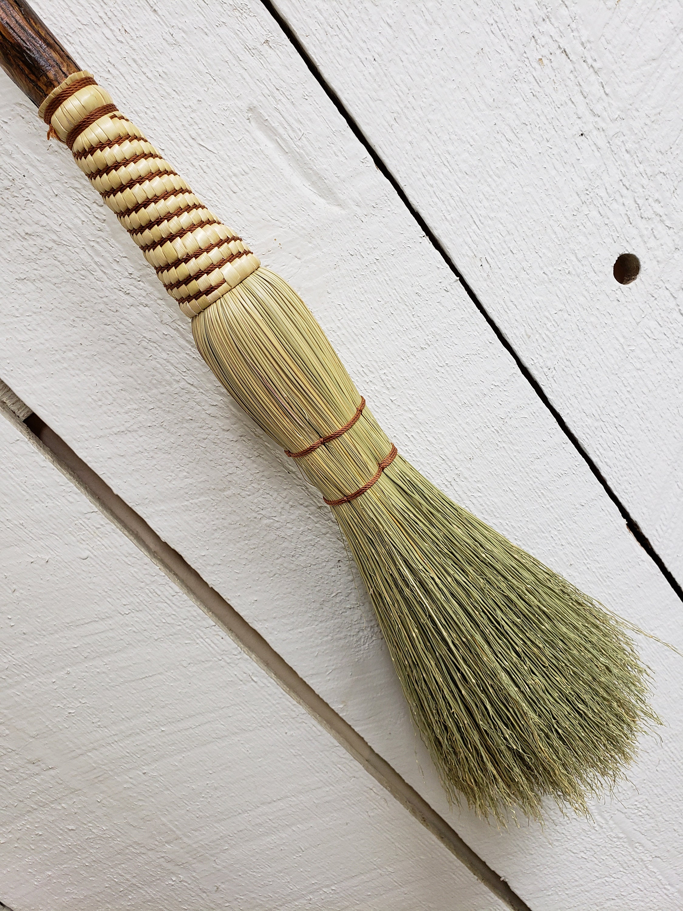 Cabin Broom, Besom, Havencroft Hand-tied All Natural Broom Corn Hearth ...