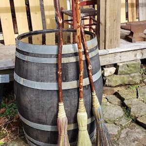 Lodge Broom, Besom, Havencroft Hand-tied Natural Hardwood Handle Broom ...