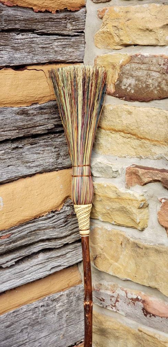 Wooden broom store