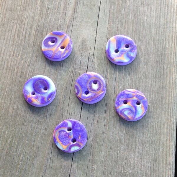 Polymer Clay Buttons - Etsy