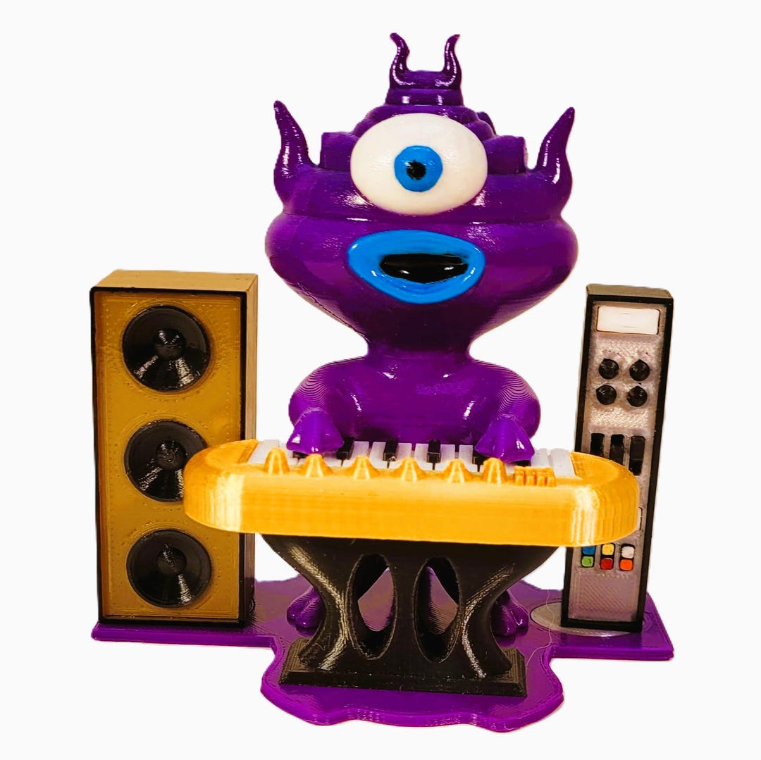 Mercury Mike Galaxy Keyboardist Alien Figurine 3D Print - Etsy