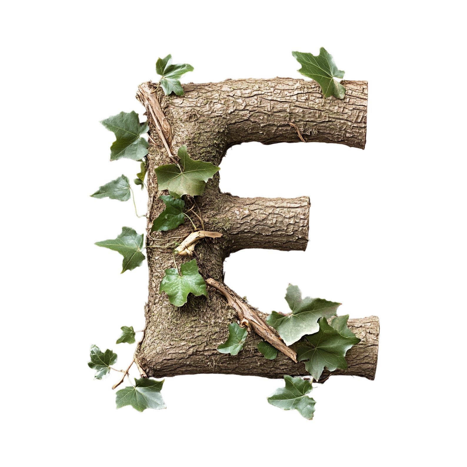 Tree Branch Alphabet PNG – 36 Letters & Numbers | High-res, Transparent ...