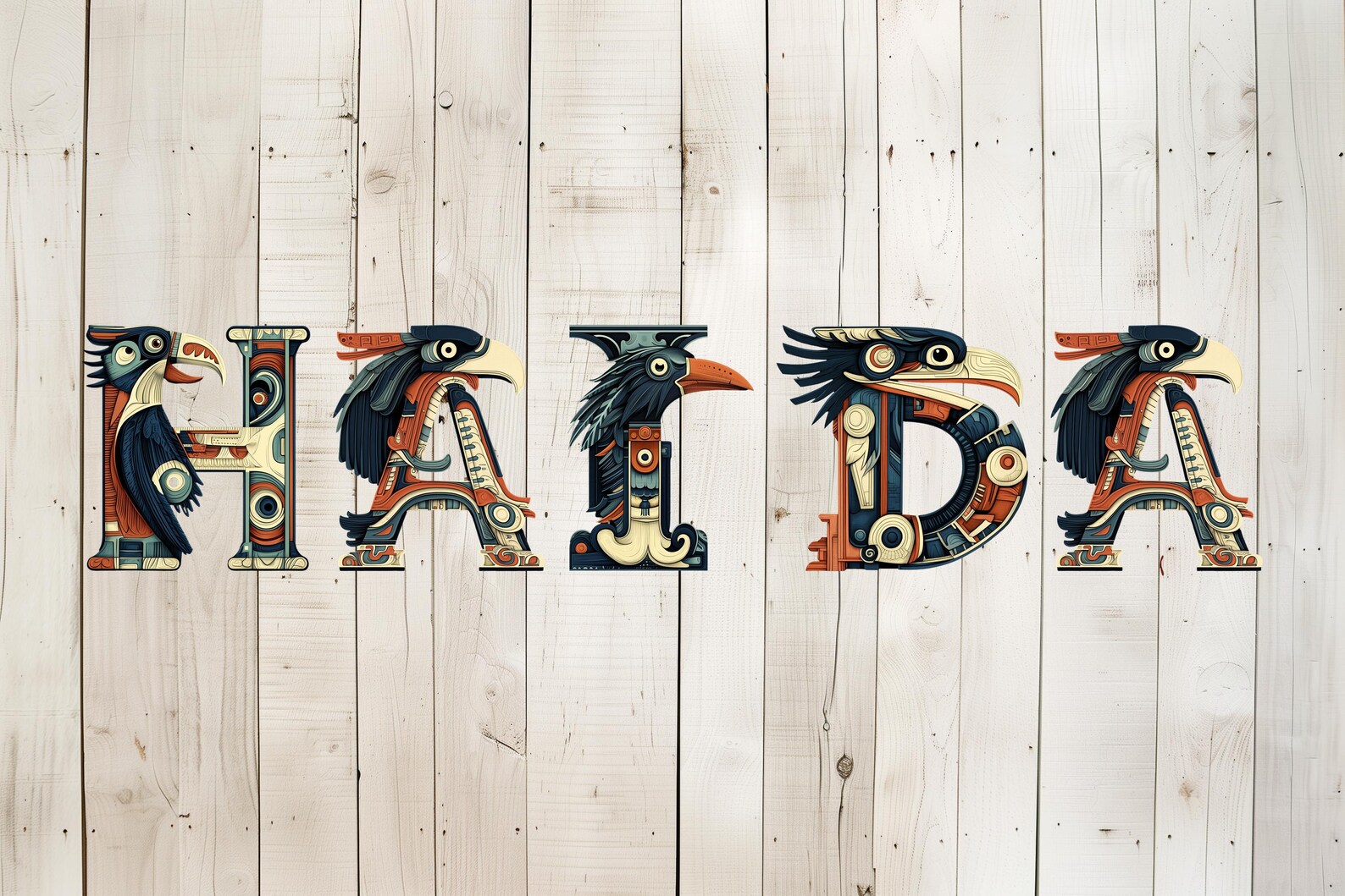 Haida Native Alphabet PNG – 36 Letters & Numbers | High-res ...