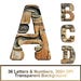 Haida Inspired Alphabet PNG – 36 Letters & Numbers | High-res ...