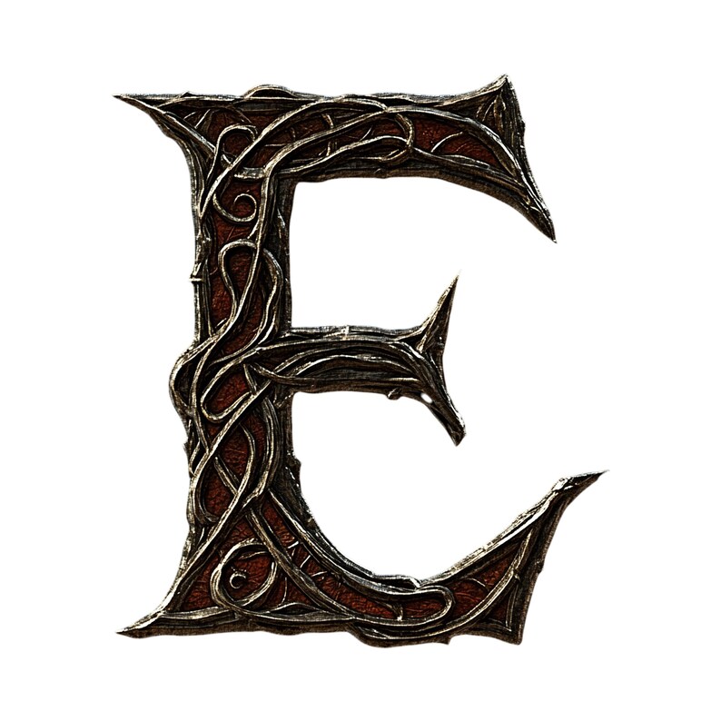 Narnia Movie Inspired Alphabet PNG – 36 Letters & Numbers | High-res ...