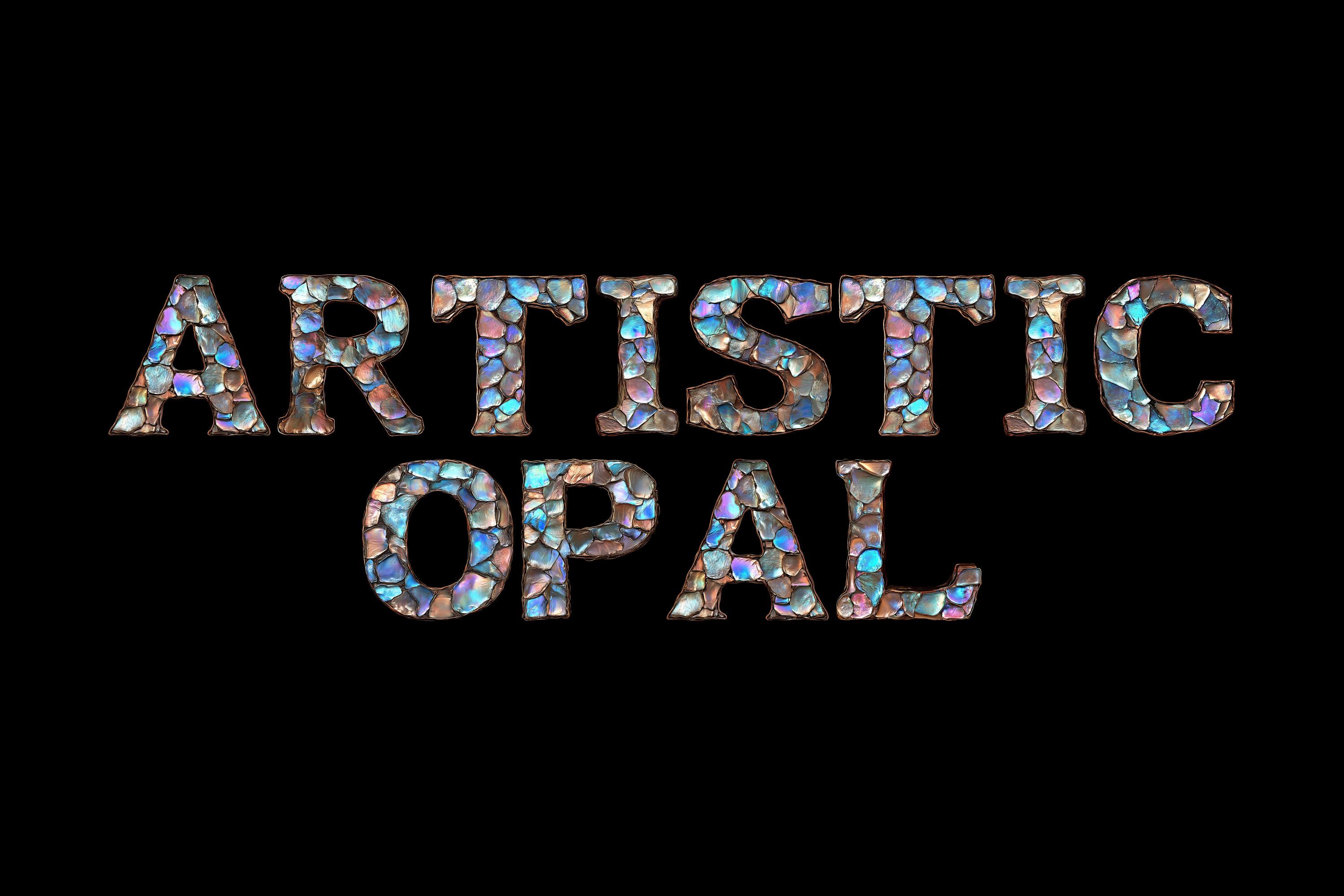 Artistic Opal Alphabet PNG – 36 Letters & Numbers | High-res ...