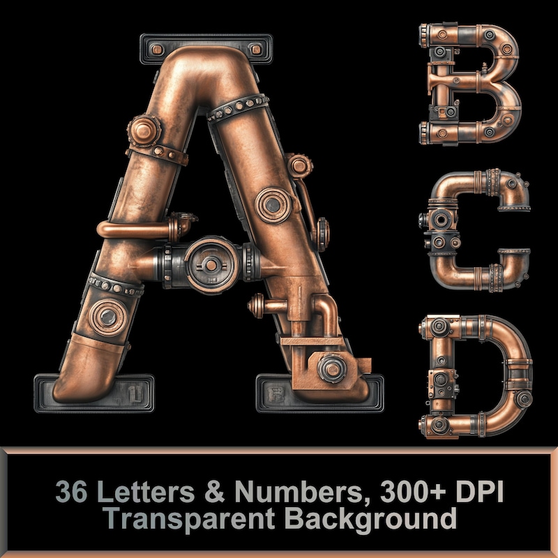 Industrial Letters - Etsy
