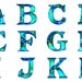 Algae Glass Alphabet PNG – 36 Letters & Numbers | High-res, Transparent ...