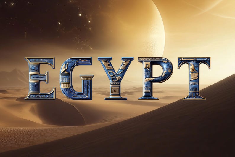 Egyptian Hieroglyphics Alphabet PNG – Luxury Font, Ancient Letters ...
