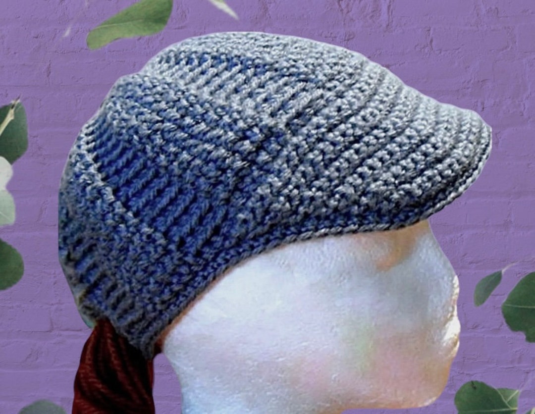 Baseball Cap Crochet Pattern for the Ladies-back Opening-awesome ...