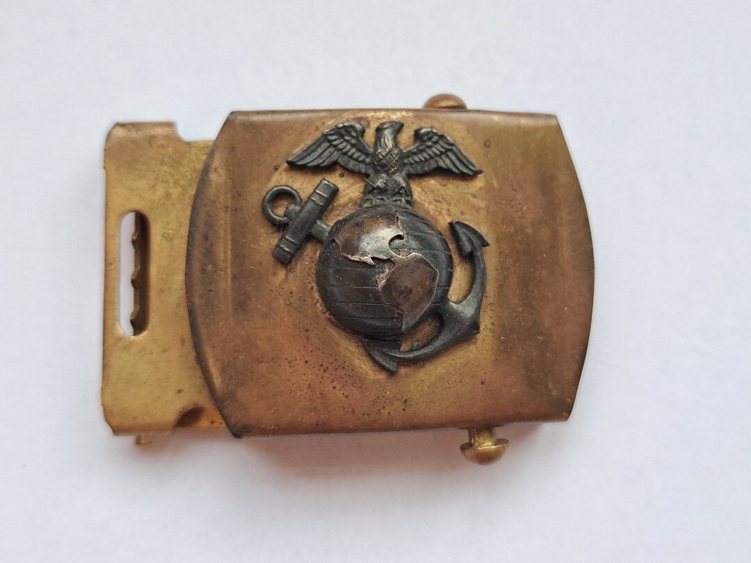 Rare Antique 1892 US Marine Corps Brass Belt Buckle - Etsy