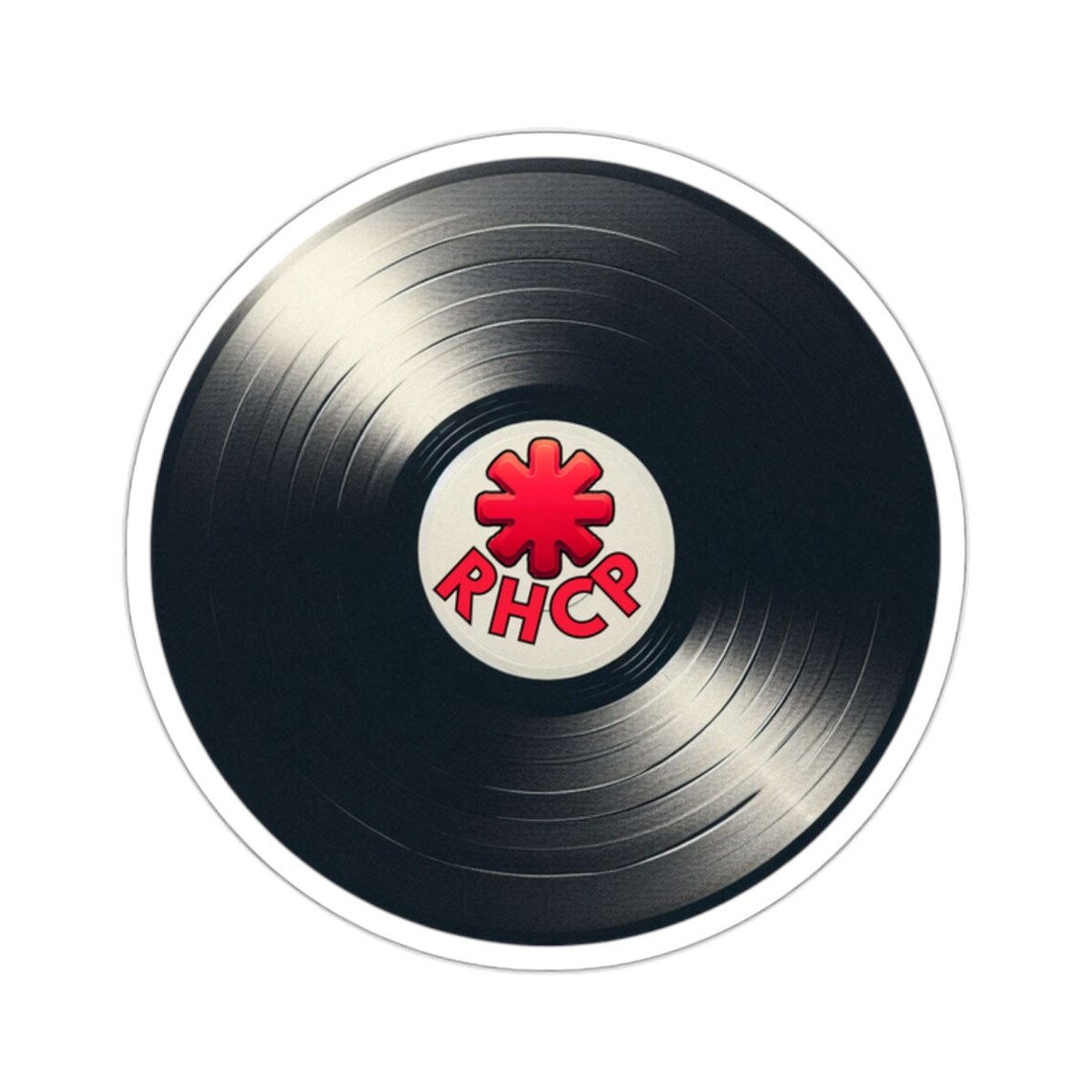 RHCP Sticker Band Sticker Musical Artist Sticker Record Sticker Vinyl ...
