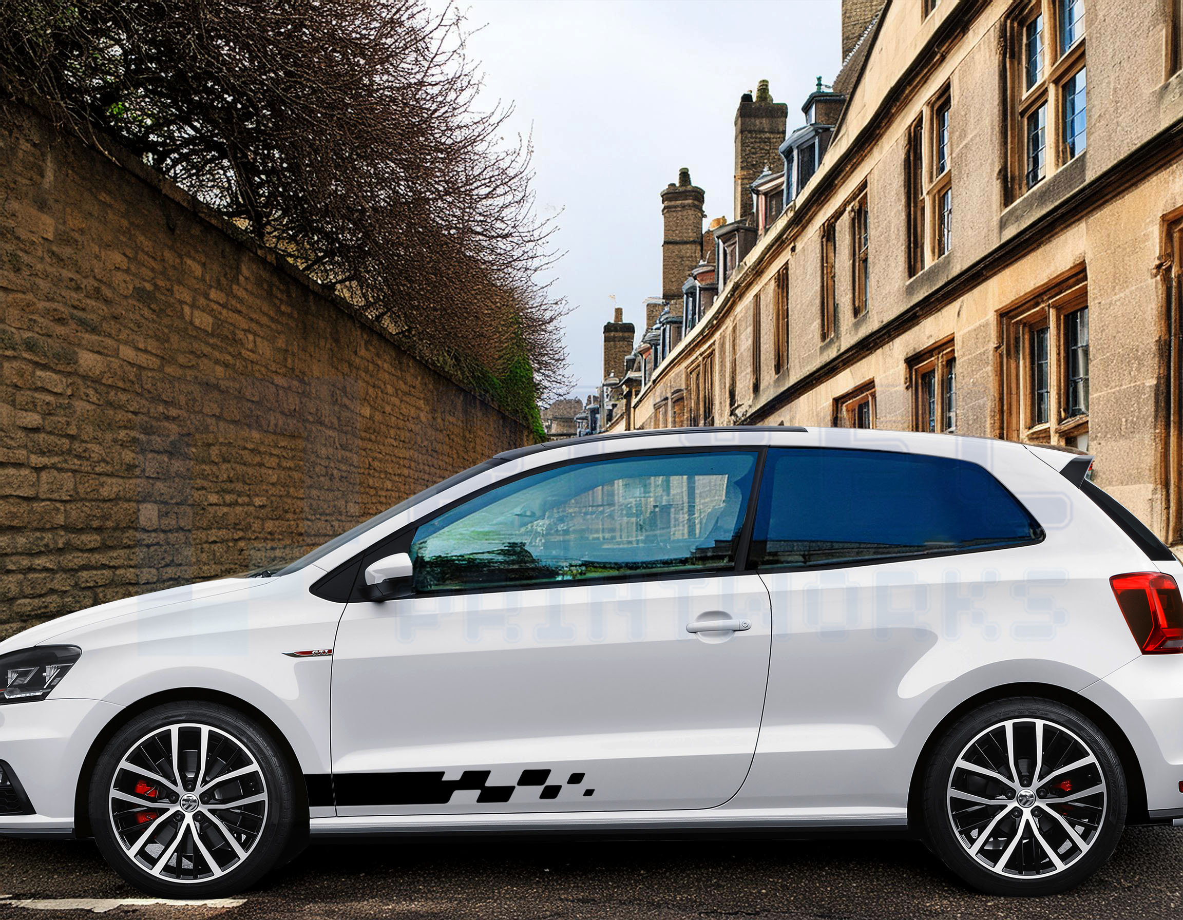 Pixel Printworks | Side Stripe | Vinyl Decal | Suitable for VW Polo MK5 ...