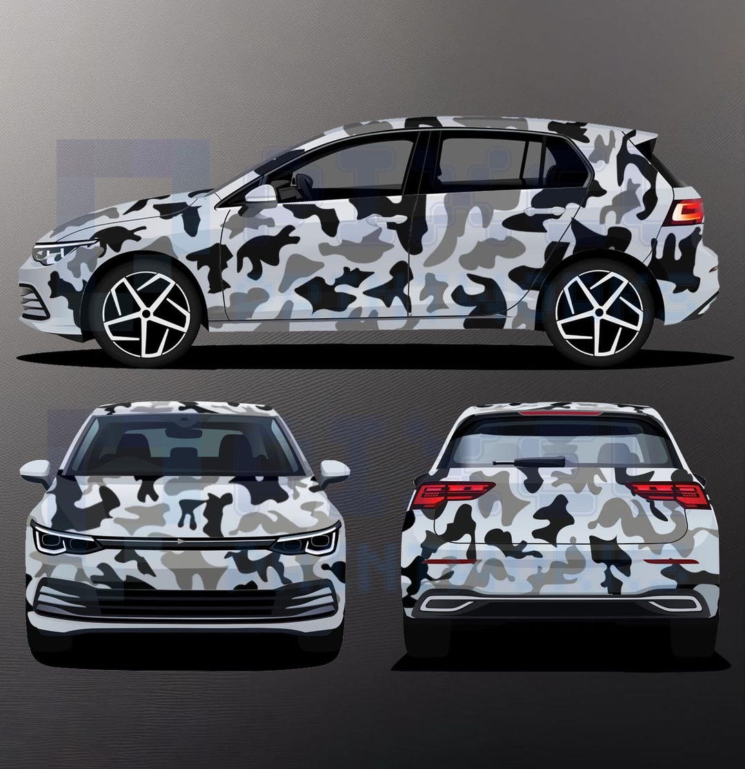Car Camouflage Vinyl Graphics Kit Universal | Suitable for All Car ...
