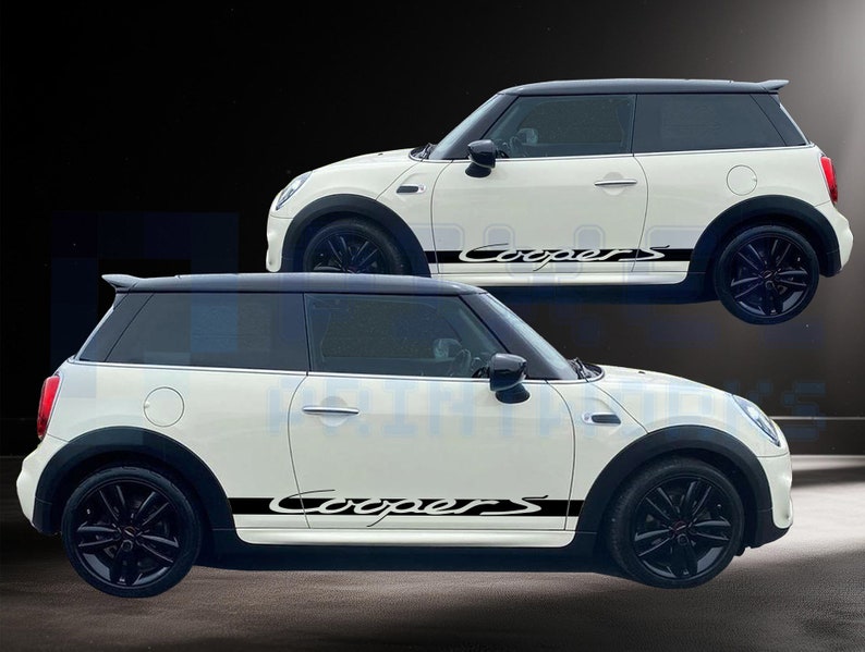 Mini Cooper S XL Side Stripe Decals - Vinyl Graphics Kit (2006-2023 ...
