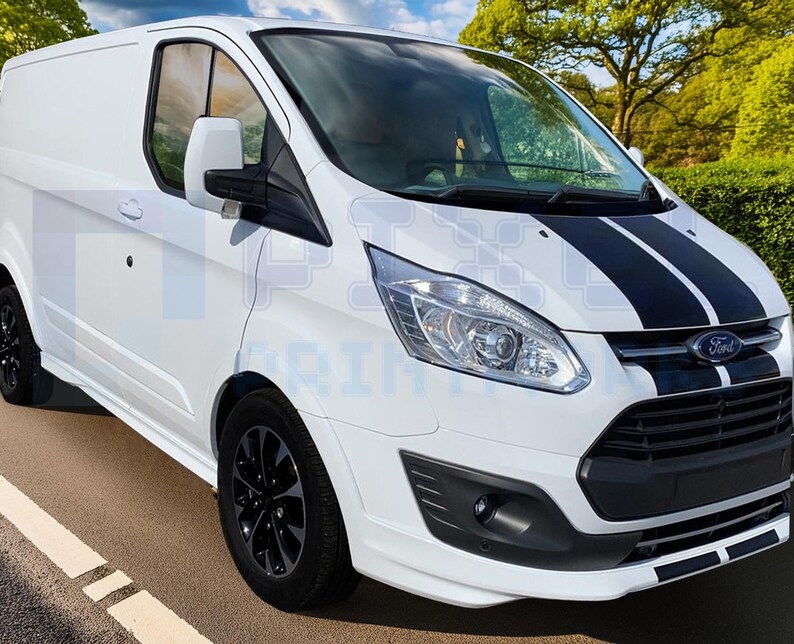 Ford Transit Custom RS Edition MK8 Bonnet Stripes | Pixel Printworks ...