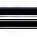 VW Golf Side Stripe Vinyl Decals – Minimal Staggered Design (fits MK6 ...