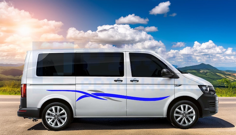 Campervan Vinyl Graphics Kit - Universal Decals for SWB & MWB Vans by ...
