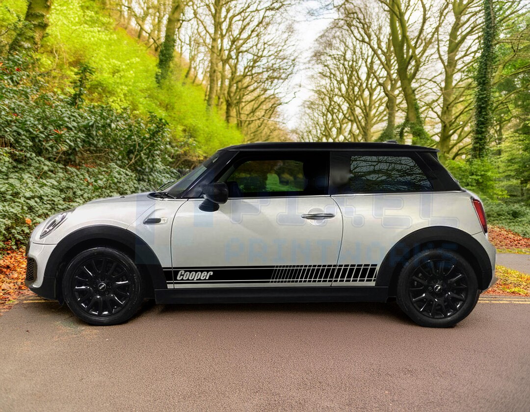 Pixel Printworks | Side Stripe | Vinyl Decal | Suitable for Mini Cooper ...