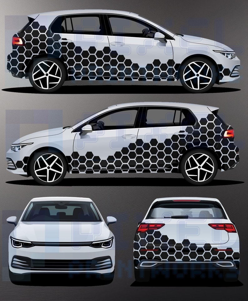 Universal Honeycomb Vinyl Graphics Kit - Suitable for All Car Models - Etsy