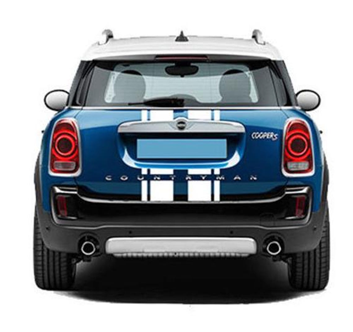 Bonnet & Boot Stripe Decals for Mini Cooper Countryman Full Kit - Vinyl ...