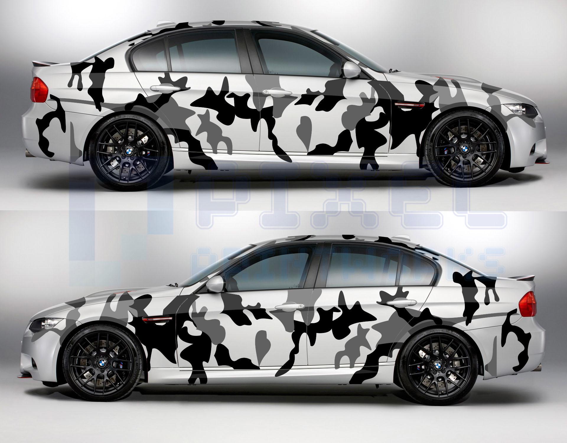 Car Camouflage Vinyl Graphics Kit Universal | Suitable for All Car ...