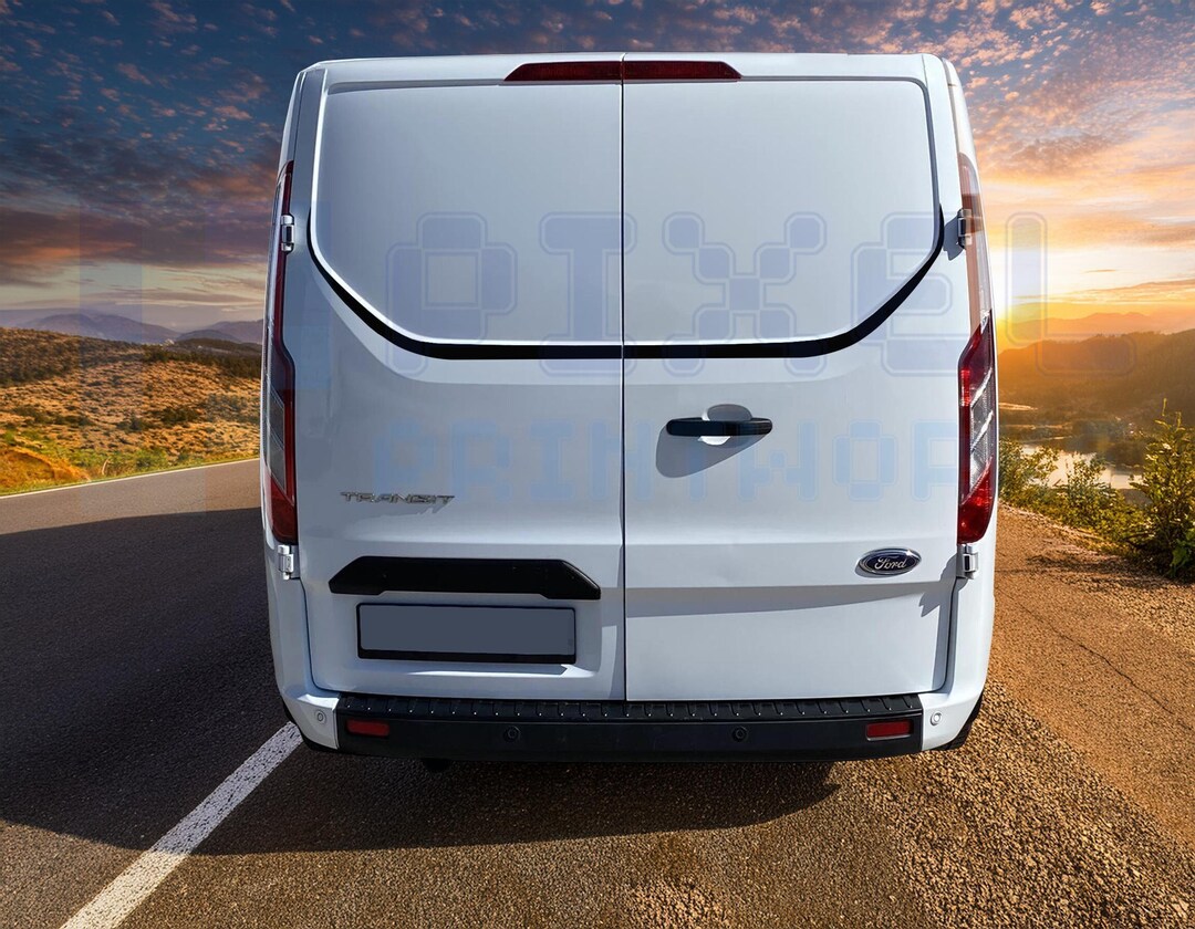 Pixel Printworks | Transit Custom Rear Door Sticker | Vinyl Decal ...