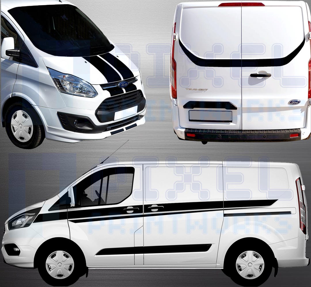 Pixel Printworks | Transit Custom Complete Bundle | Vinyl Decals ...