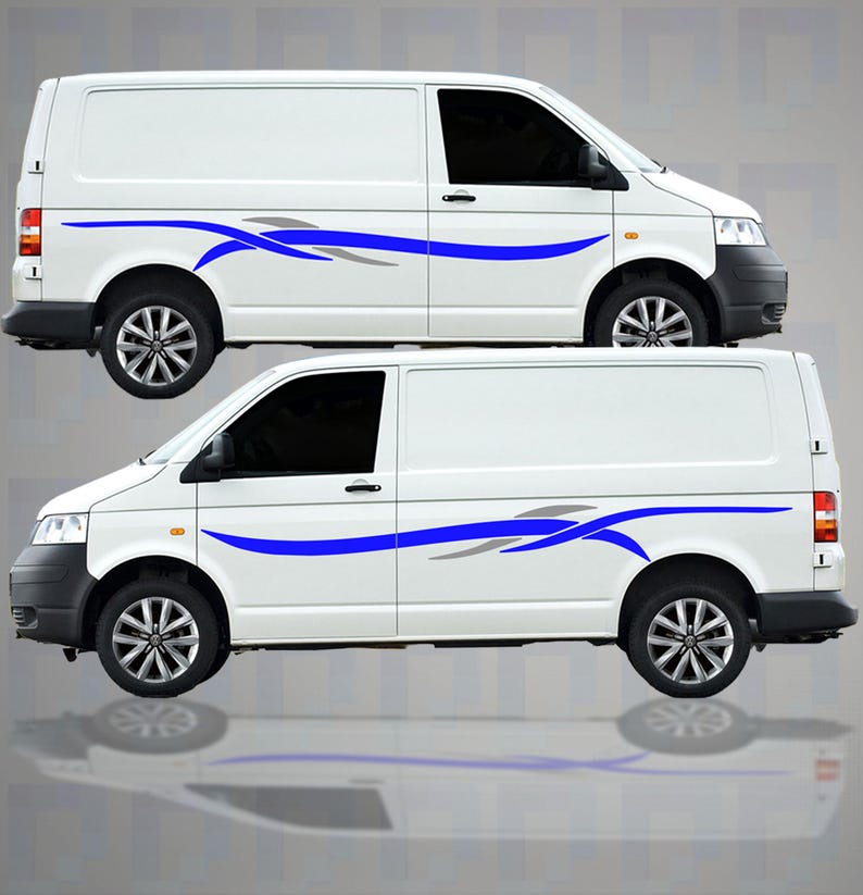 Campervan Vinyl Graphics Kit - Universal Decals for SWB & MWB Vans by ...