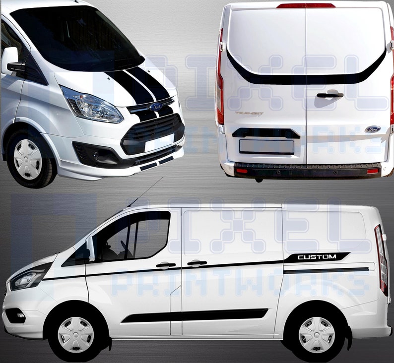Pixel Printworks Transit Custom Complete Bundle Vinyl Decals Suitable ...