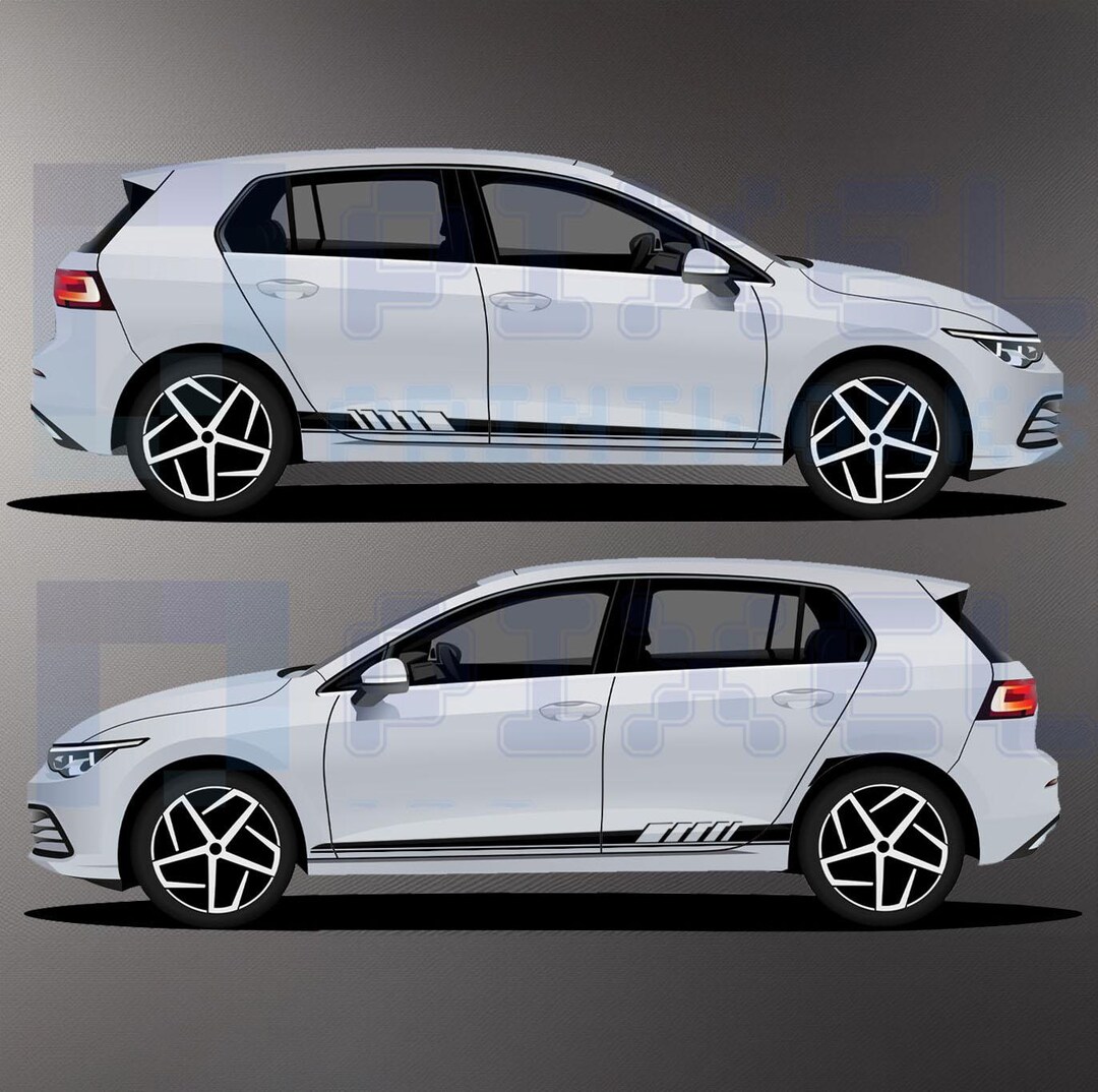 Universal Amg-inspired Side Stripe for Cars – Minimal Vinyl Decal Kit ...