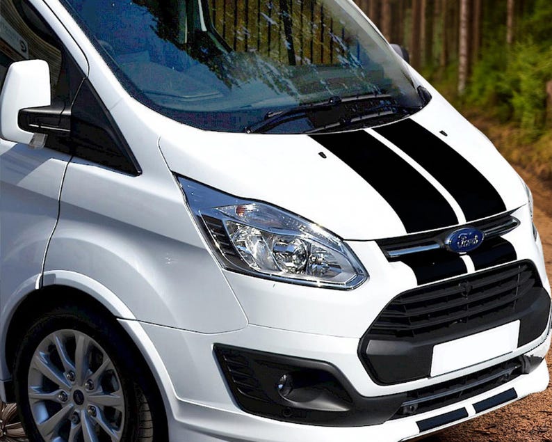 Ford Transit Custom RS Edition MK8 Bonnet Stripes | Pixel Printworks ...