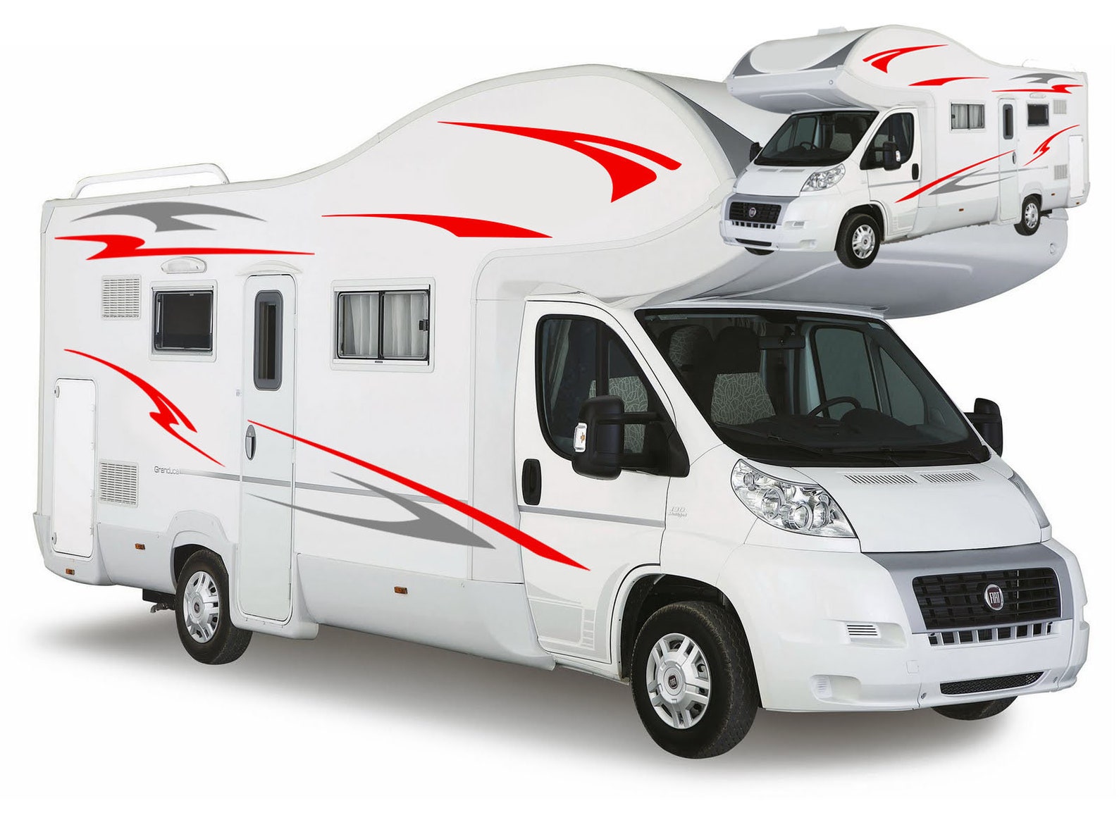 Pixel Printworks | Conventional Motorhome Graphics Kit | Vinyl Decal ...