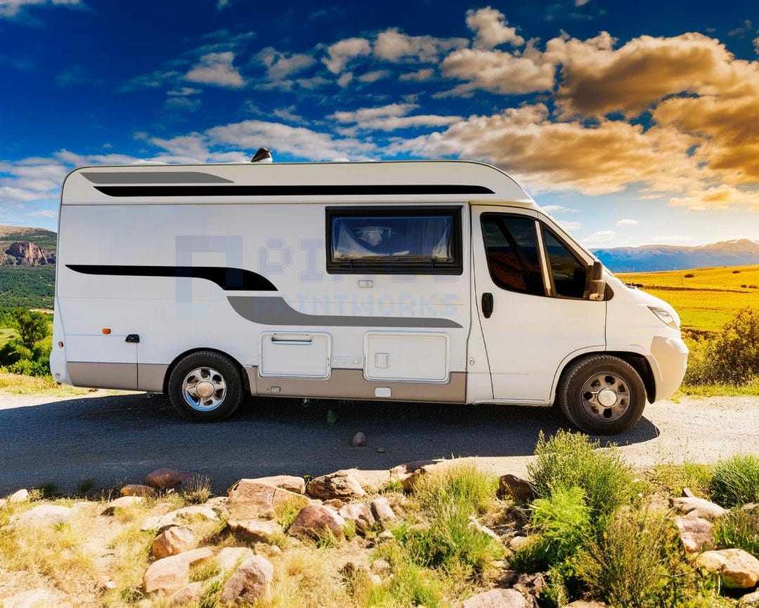 Pixel Printworks | Conventional Motorhome Graphics Kit | Vinyl Decal ...