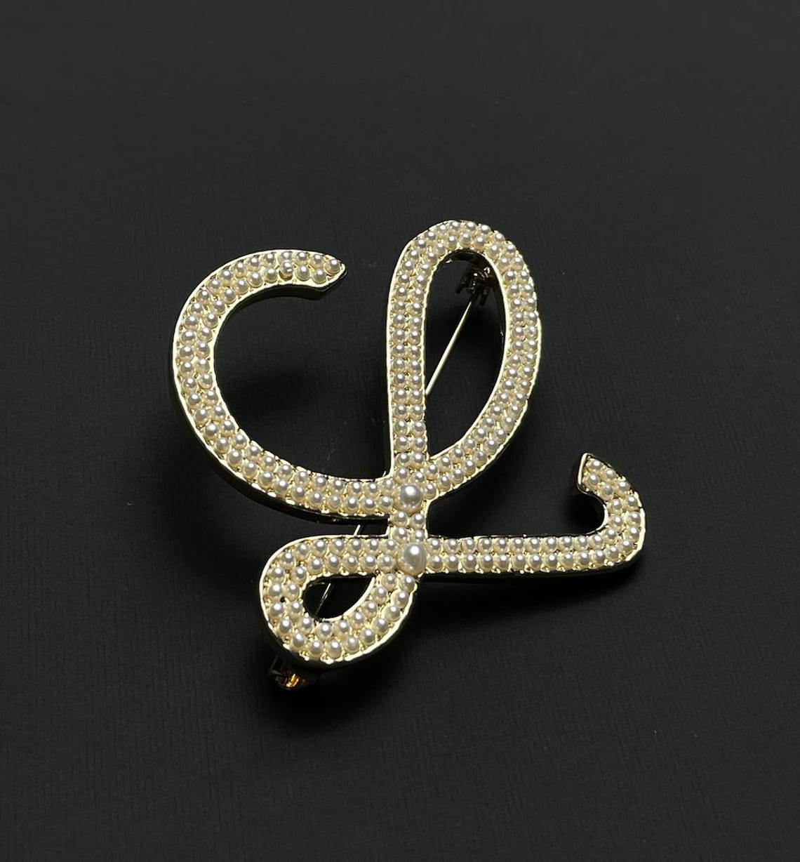 Vintage Brooch Excellent Rare Loewe Brooch With Pearls Gold Color - Etsy