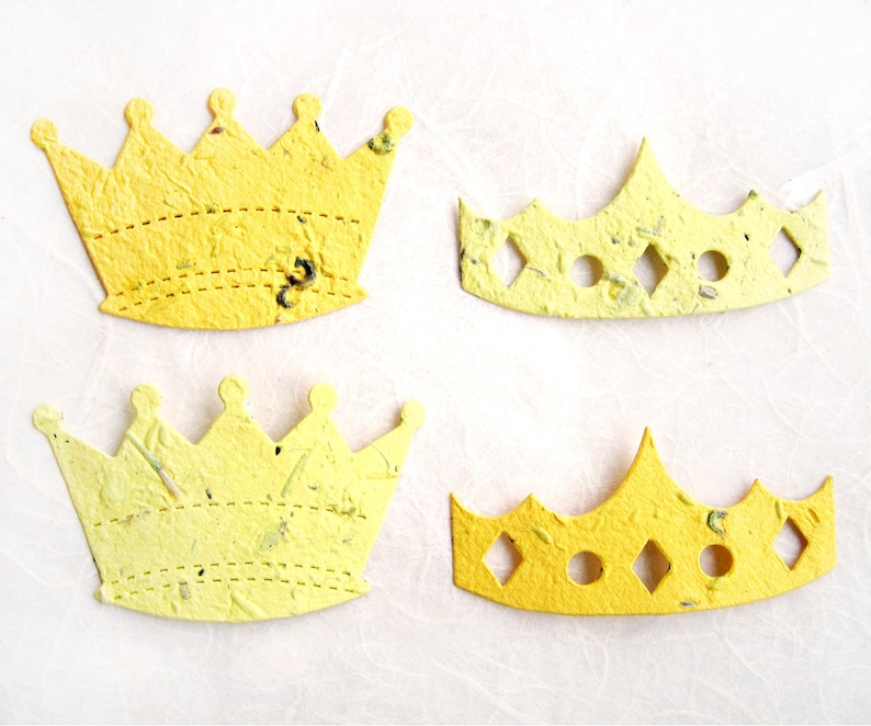 Seed Paper Crowns – Plantable Party Favors, Eco-friendly Princess Tiara ...